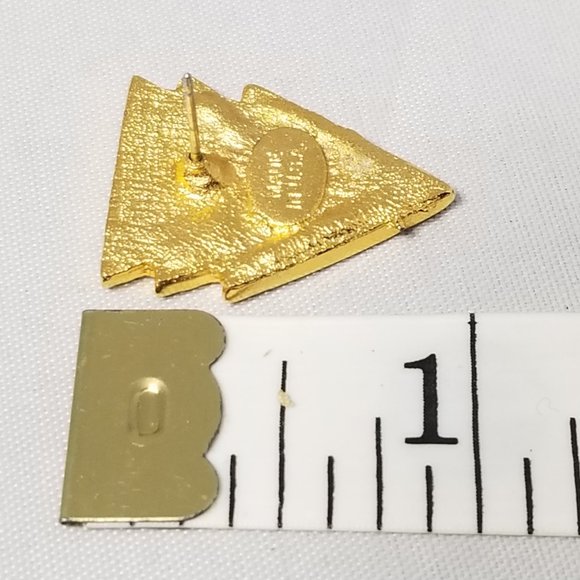 Fashion Jewelry | Jewelry | Vintage Triangle Pierced Earrings | Poshmark
